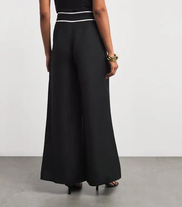 Simkhai Linen-blend Heidi Wide-leg Trousers