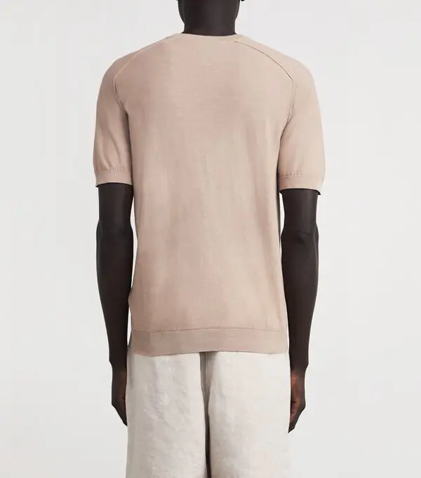 Eleventy Cotton Knitted T-shirt