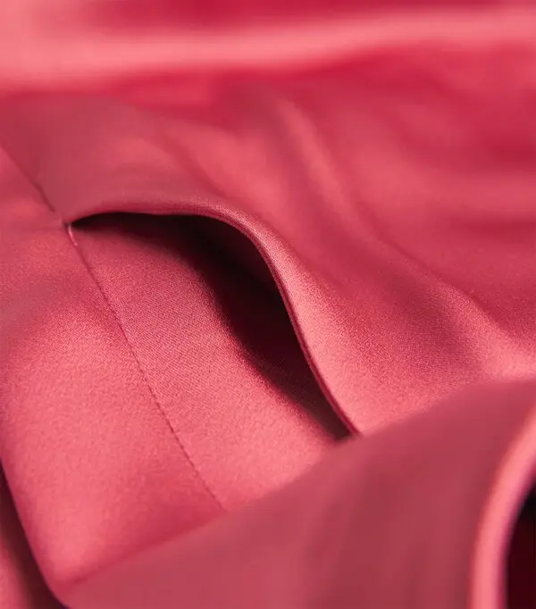 Lapointe Satin Pleated Wide-leg Trousers