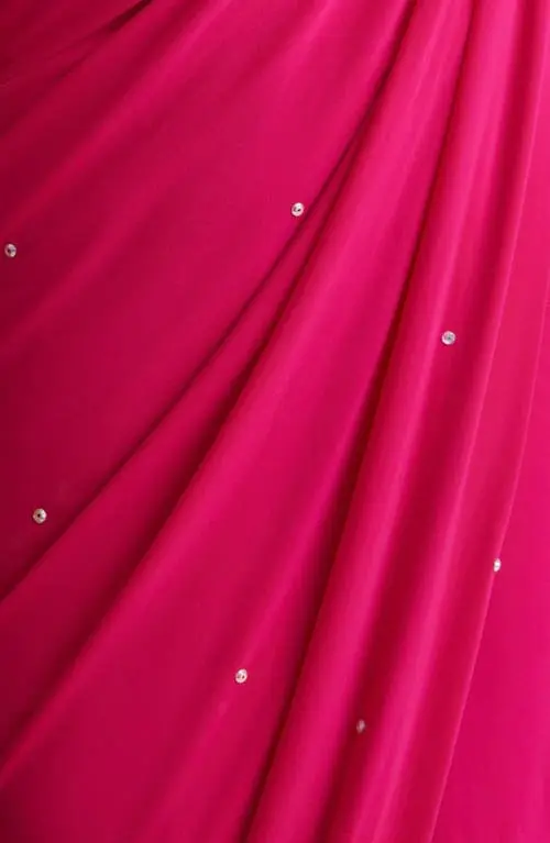 HOLICHIC Beaded Sari - Pink