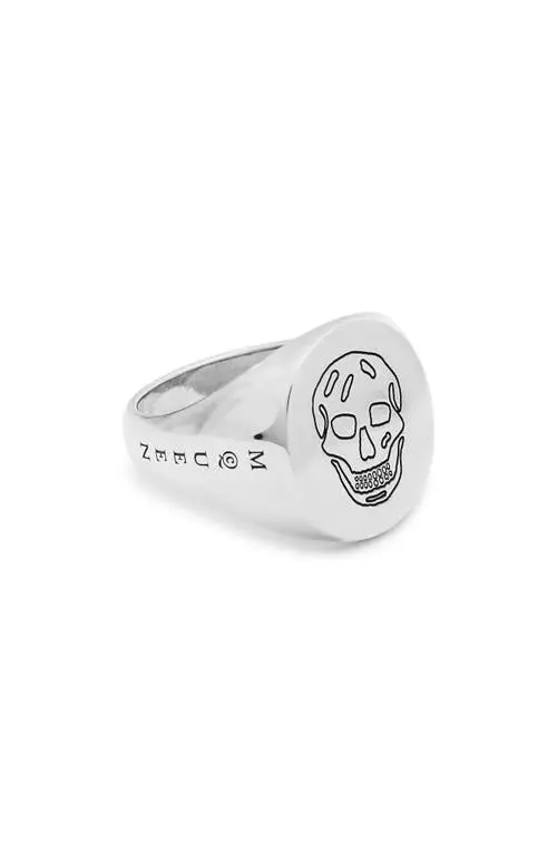 Alexander McQueen Skull Signet Ring