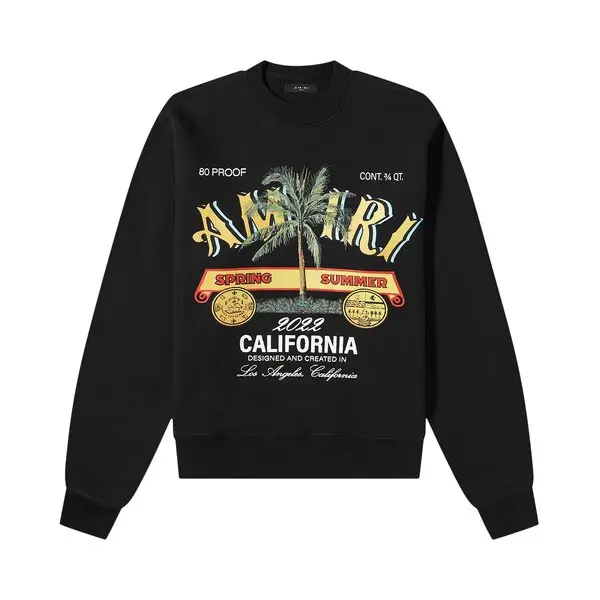 Amiri Long-sleeve Crewneck - Black