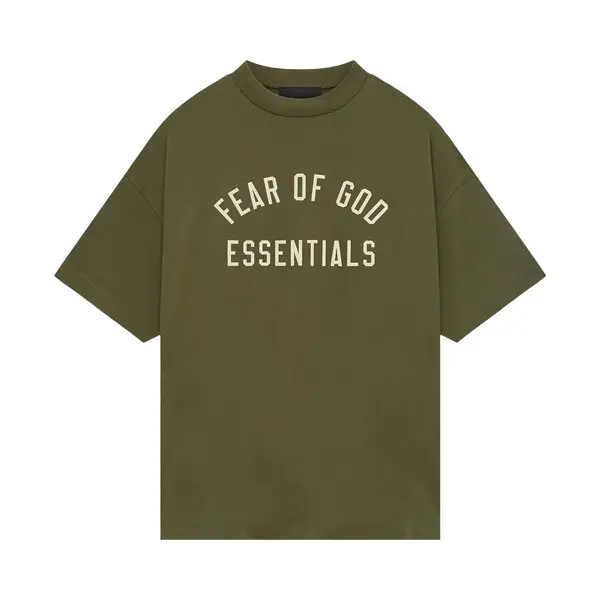 Fear Of God Jersey Crewneck Tee - Green