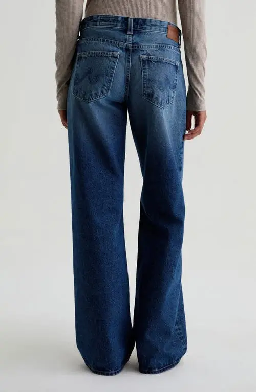 Ag Adria Low Rise Wide Leg Jeans - Ojai