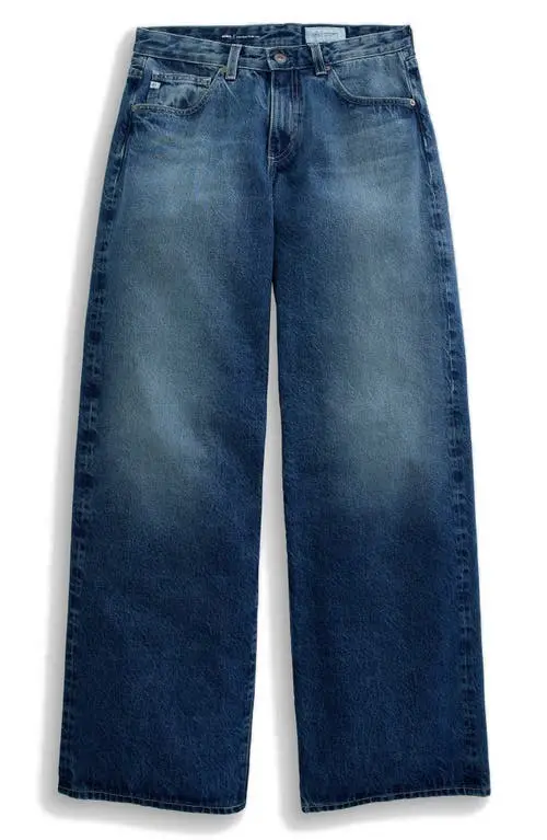 Ag Adria Low Rise Wide Leg Jeans - Ojai