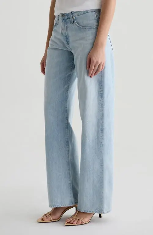 Ag Adria Low Rise Wide Leg Jeans