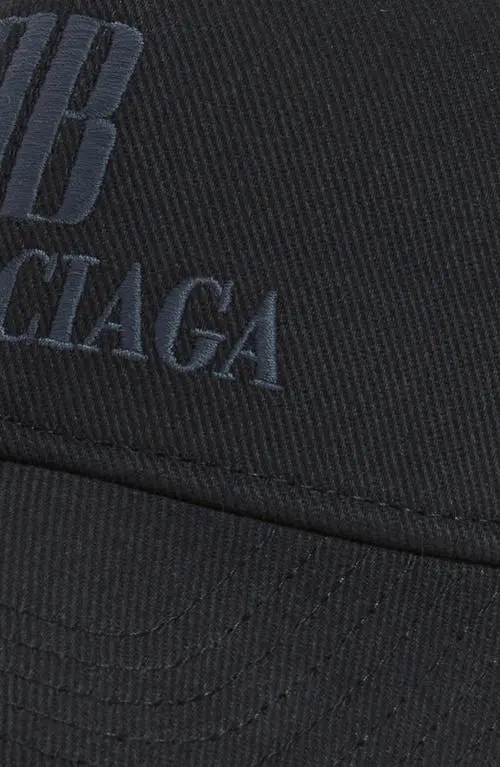 Balenciaga Nano Logo Embroidered Baseball Cap