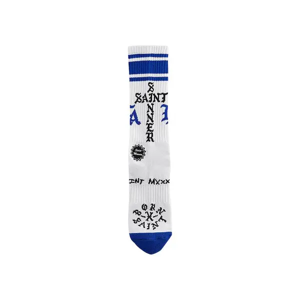 SAINT MXXXXXX X Born X Raised La Crew Socks - White