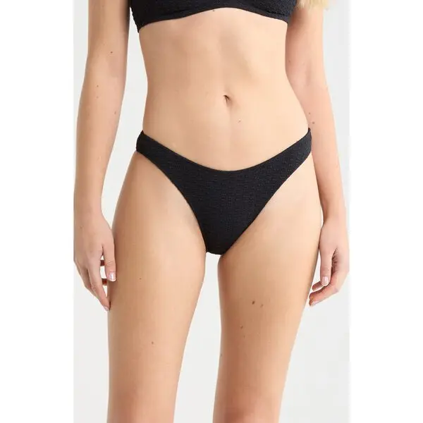 Roxy Haliewa Scoop Front Bikini Bottoms - Anthracite