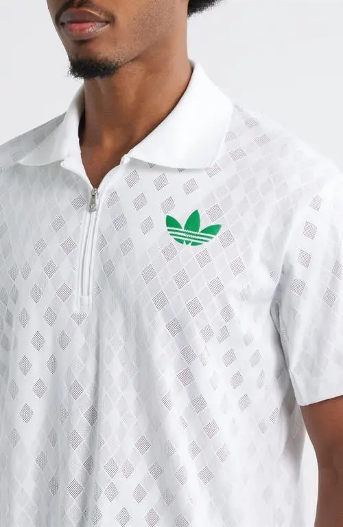 Adidas Pro Quarter Zip Polo