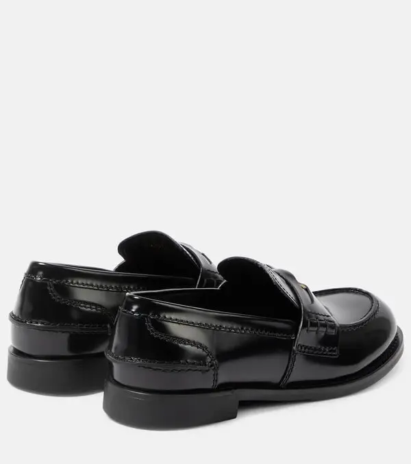 Miu Miu Leather Loafers