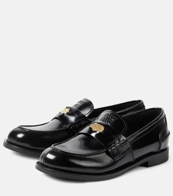 Miu Miu Leather Loafers