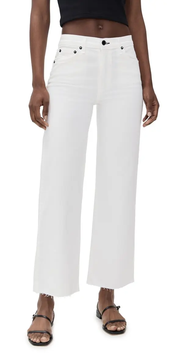 ASKK NY Crop Wide Leg Twill Pants