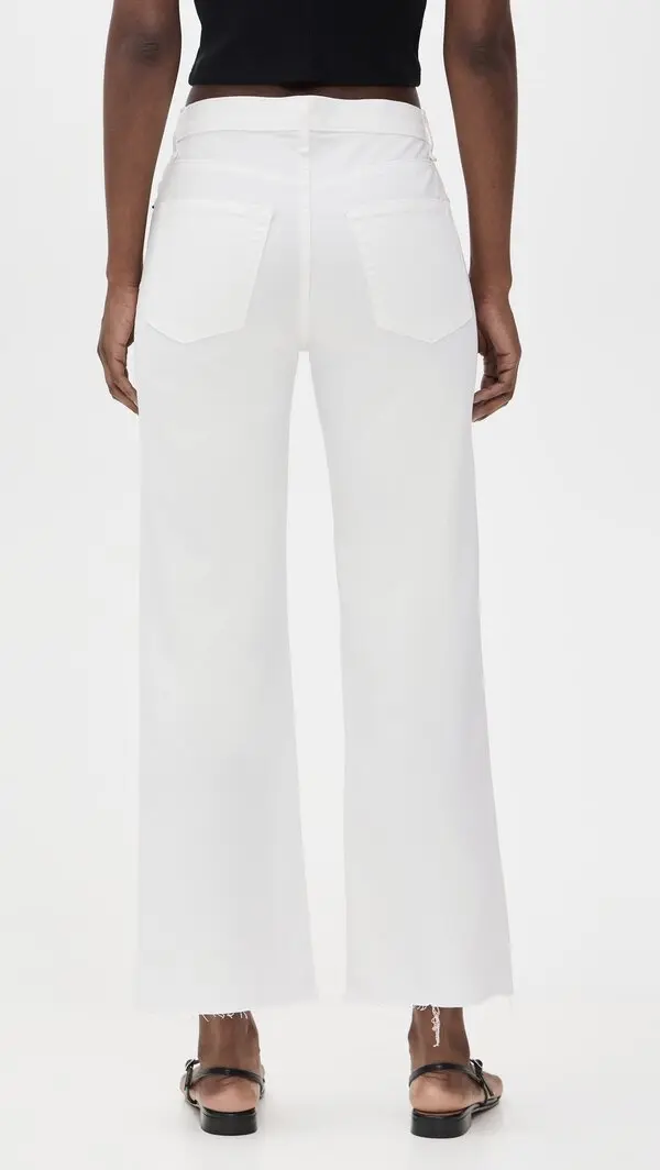 ASKK NY Crop Wide Leg Twill Pants