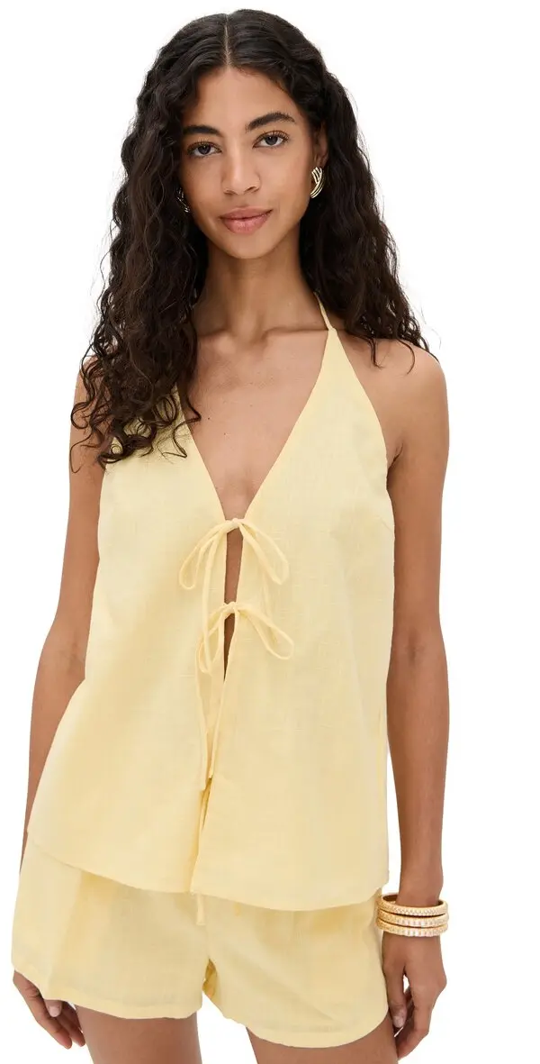 SEVEN WONDERS Octavia Top - Lemon