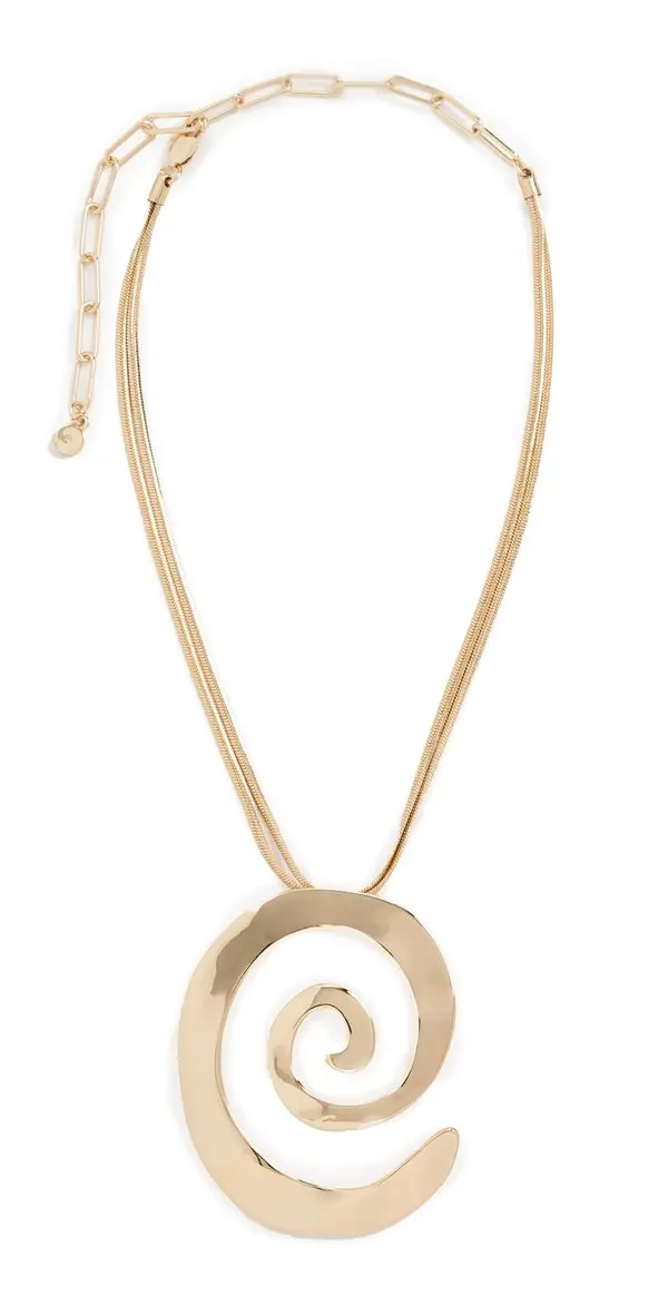 Ettika Aura Swirl Necklace - Gold