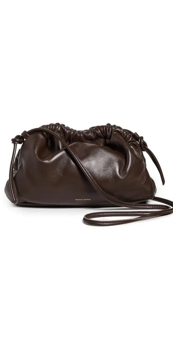 MANSUR GAVRIEL Mini Cloud Clutch - Chocolate