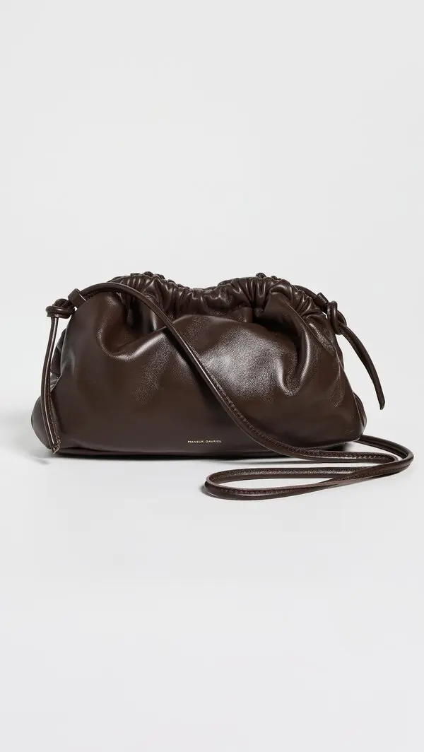 MANSUR GAVRIEL Mini Cloud Clutch - Chocolate