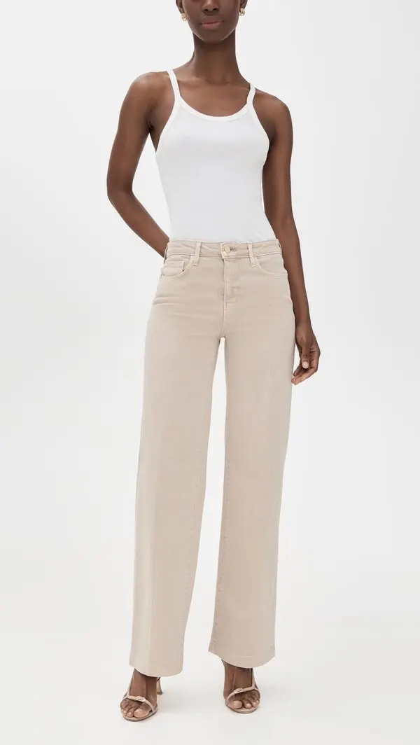 L'Agence Scottie High-rise Wide-leg Jeans