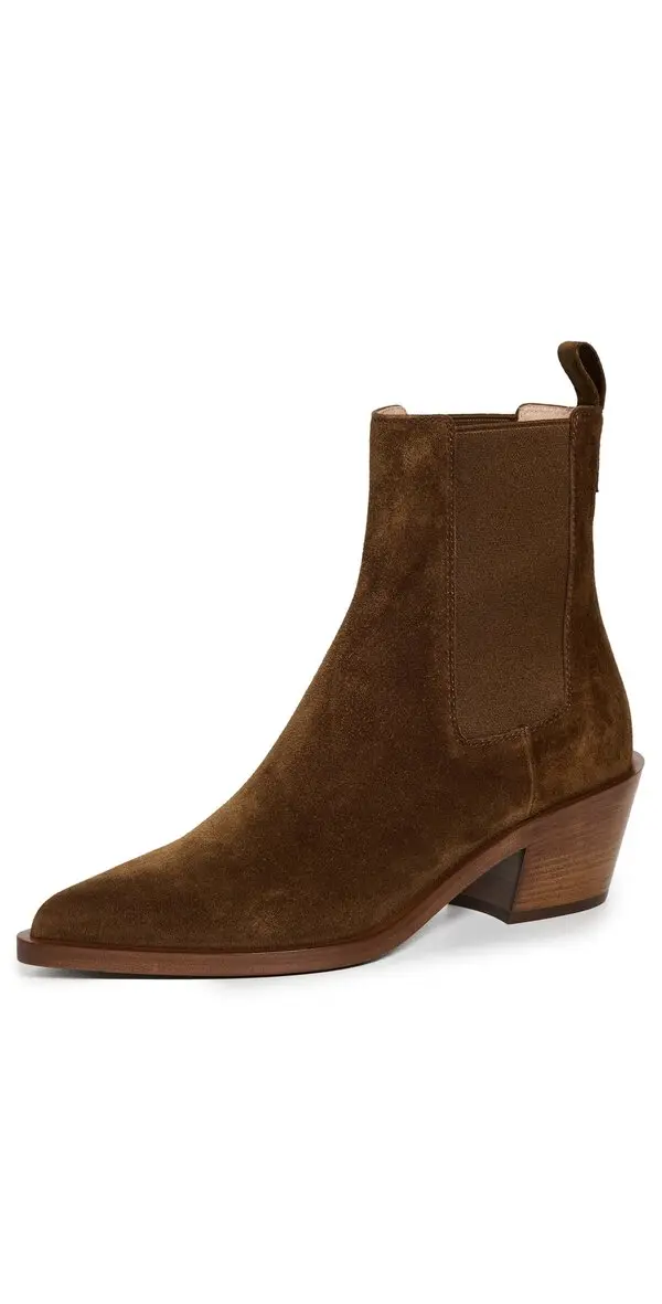 GIANVITO ROSSI Wylie Camoscio Stivale Booties - Texas