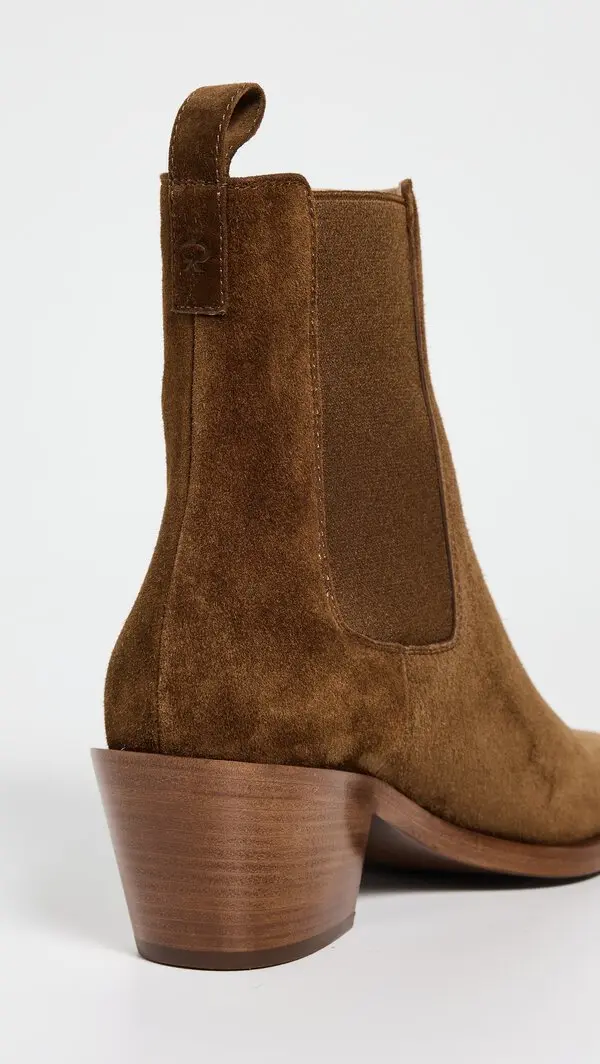 GIANVITO ROSSI Wylie Camoscio Stivale Booties - Texas