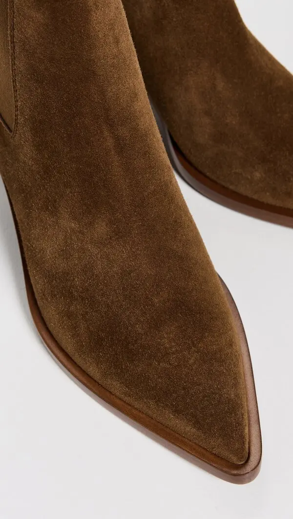 GIANVITO ROSSI Wylie Camoscio Stivale Booties - Texas