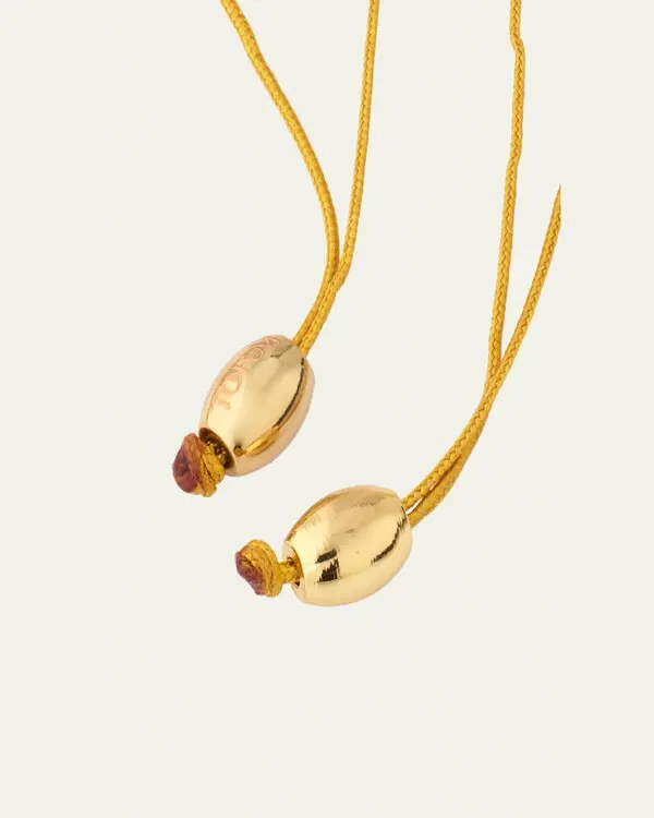 Tohum Design Cuore Necklace Iii - Gp Pink Bubble
