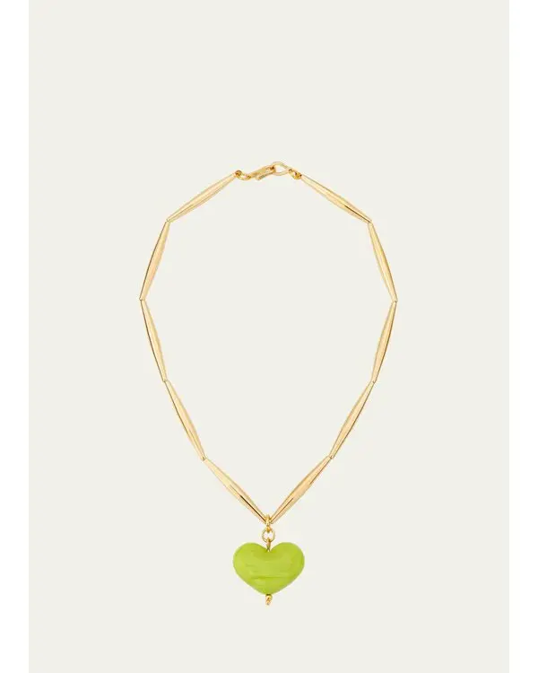 Tohum Design Cuore Heart Pendant Necklace - Gold