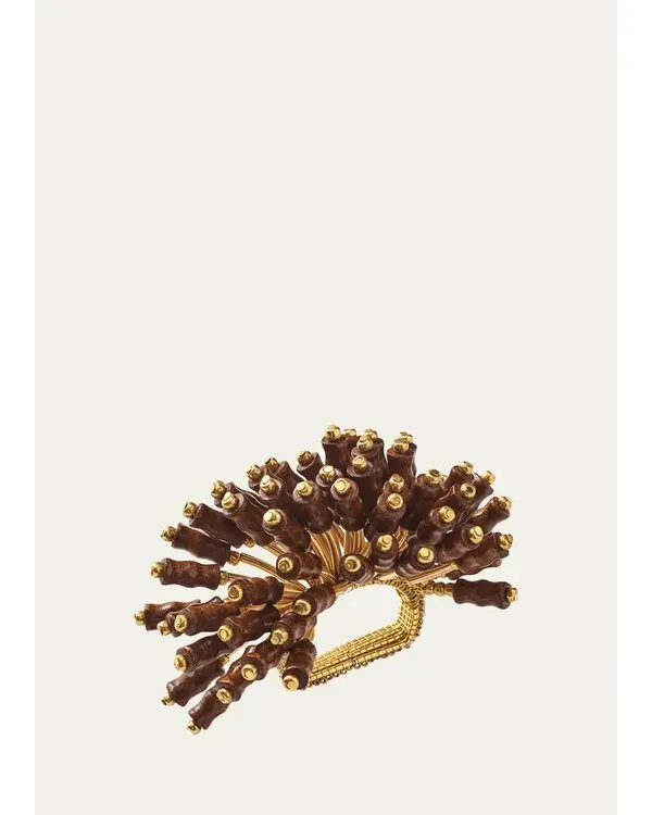 KIM SEYBERT Royal Palm Napkin Ring - Brwgld