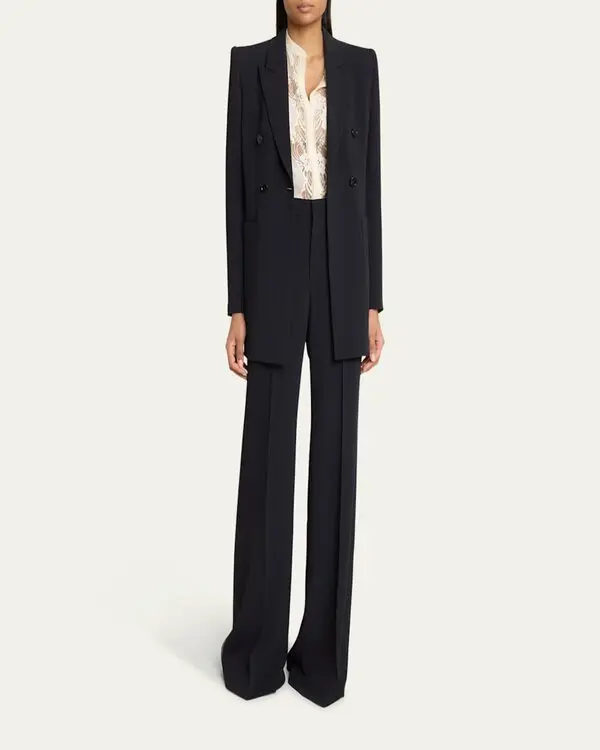 Chloé Soft Crepe Wide-leg Pants