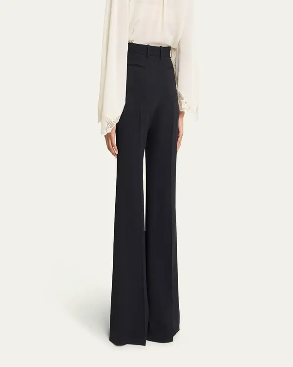 Chloé Soft Crepe Wide-leg Pants
