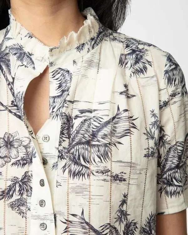 Zadig&Voltaire Topher Tropical Island Blouse