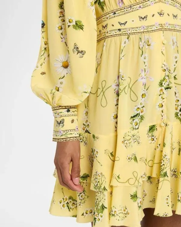 Camilla Button-front Frill Dress - Daisy Chains