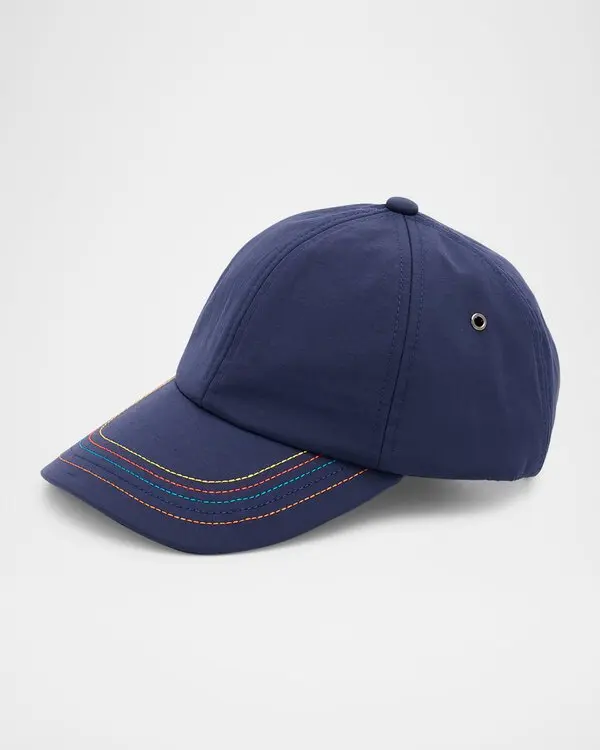 Paul Smith Signature Stripe Stitch Baseball Cap - Navy