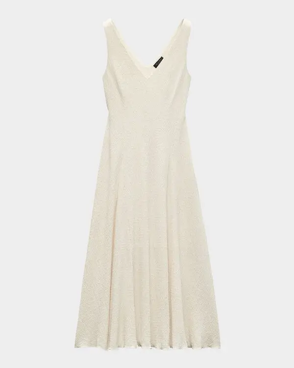 Rag & Bone Lou V-neck Midi Dress