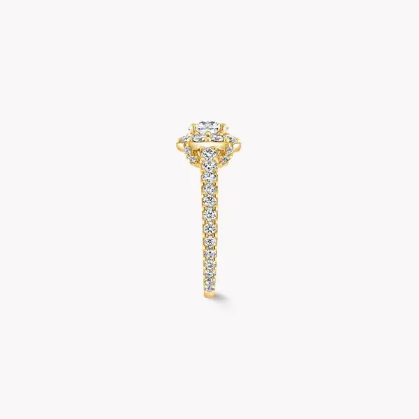 Graff Icon Round Diamond Engagement Ring - Yellow Gold