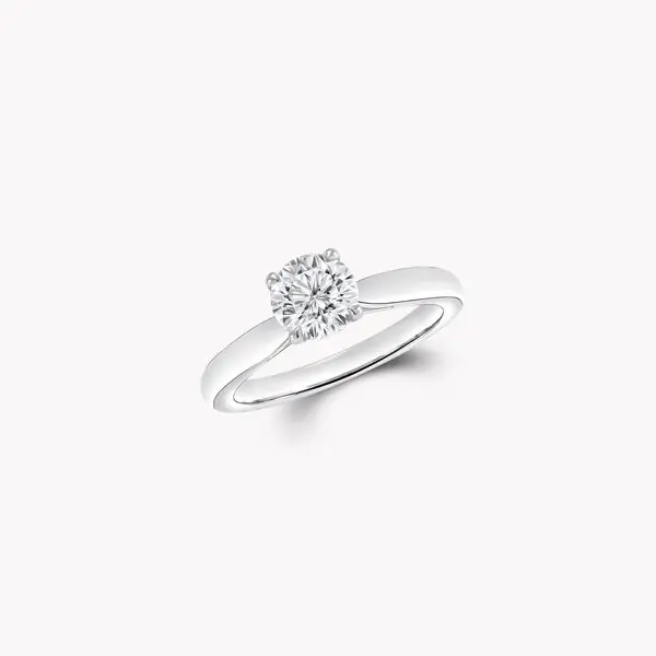 Graff Paragon Round Diamond Engagement Ring - Platinum