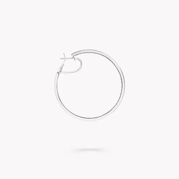 Graff Square Cut Diamond Hoop Earrings