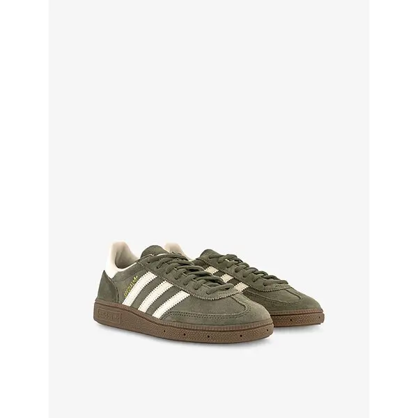 Adidas Handball Spezial Suede Trainers - Olive Strata Cream White