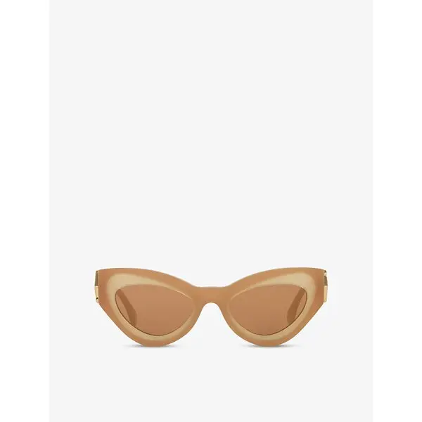 Fendi Cat-eye Acetate Sunglasses - Brown