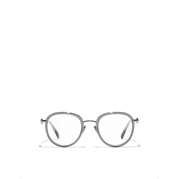 Chanel Ch2220 Pantos-frame Optical Glasses - Grey