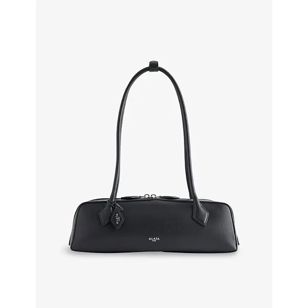 Alaïa Le Teckel Medium Suede Shoulder Bag - Brun/or