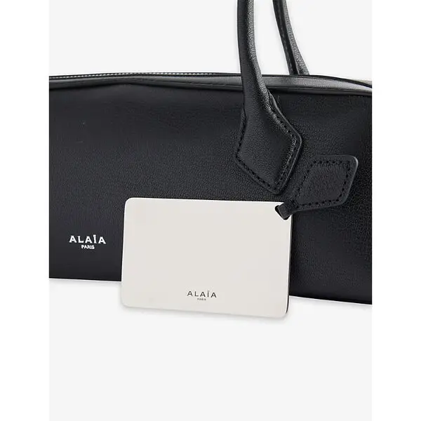 Alaïa Le Teckel Medium Suede Shoulder Bag - Brun/or