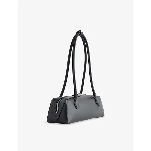 Alaïa Le Teckel Medium Suede Shoulder Bag - Brun/or