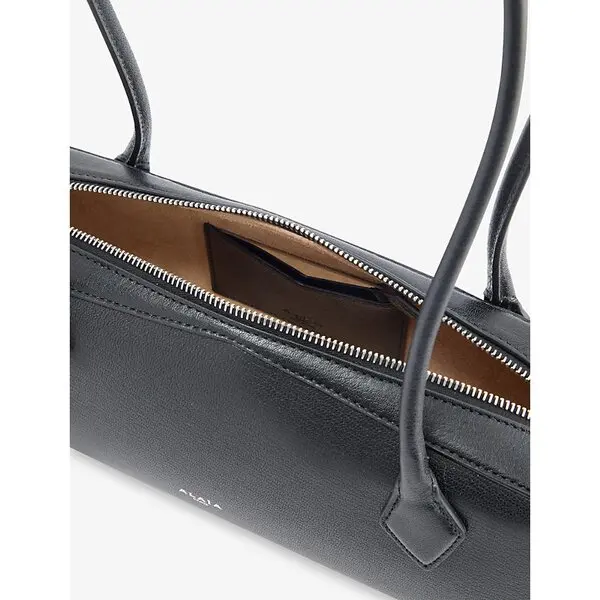 Alaïa Le Teckel Medium Suede Shoulder Bag - Brun/or