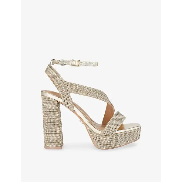Carvela Gala Jewel-embellished Platform Sandals