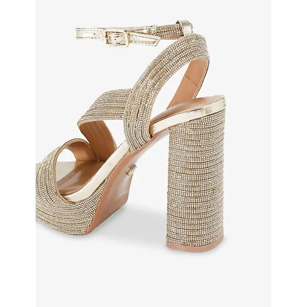 Carvela Gala Jewel-embellished Platform Sandals