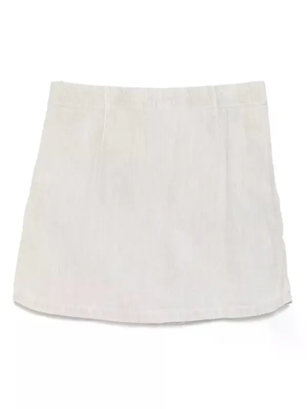 JAMES PERSE Linen Blend Utility Skirt - Grey