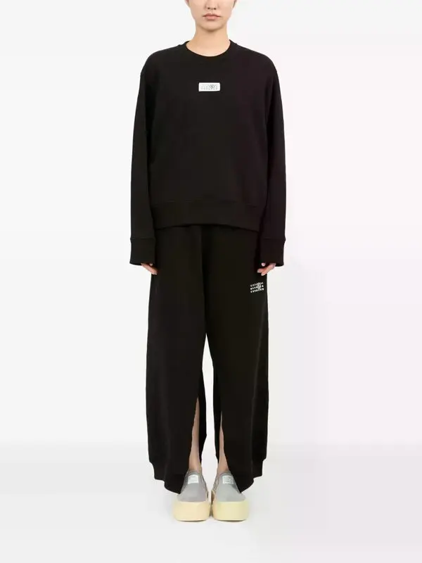 MAISON MARGIELA Numbers Appliqué Sweatshirt - Black