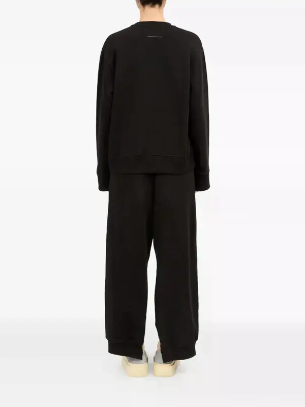 MAISON MARGIELA Numbers Appliqué Sweatshirt - Black